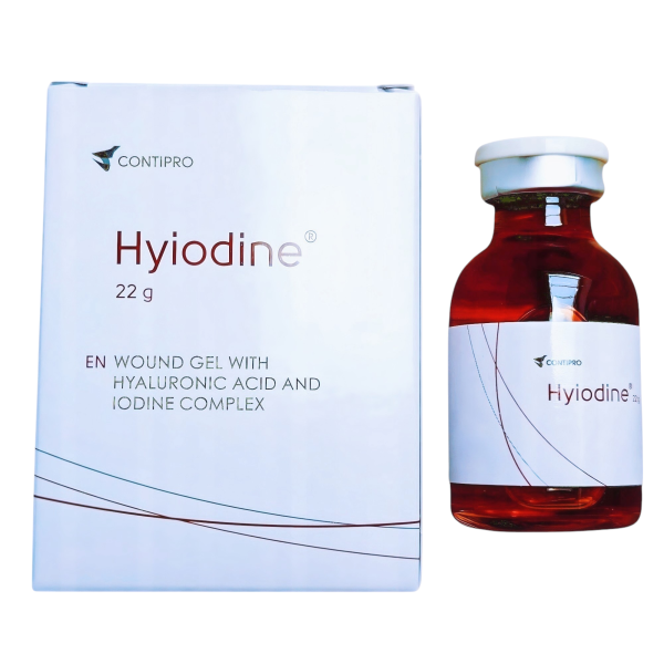 Hyiodine – kompleks jodu z kwasem hialuronowym. Przeciwbakteryjny żel ...
